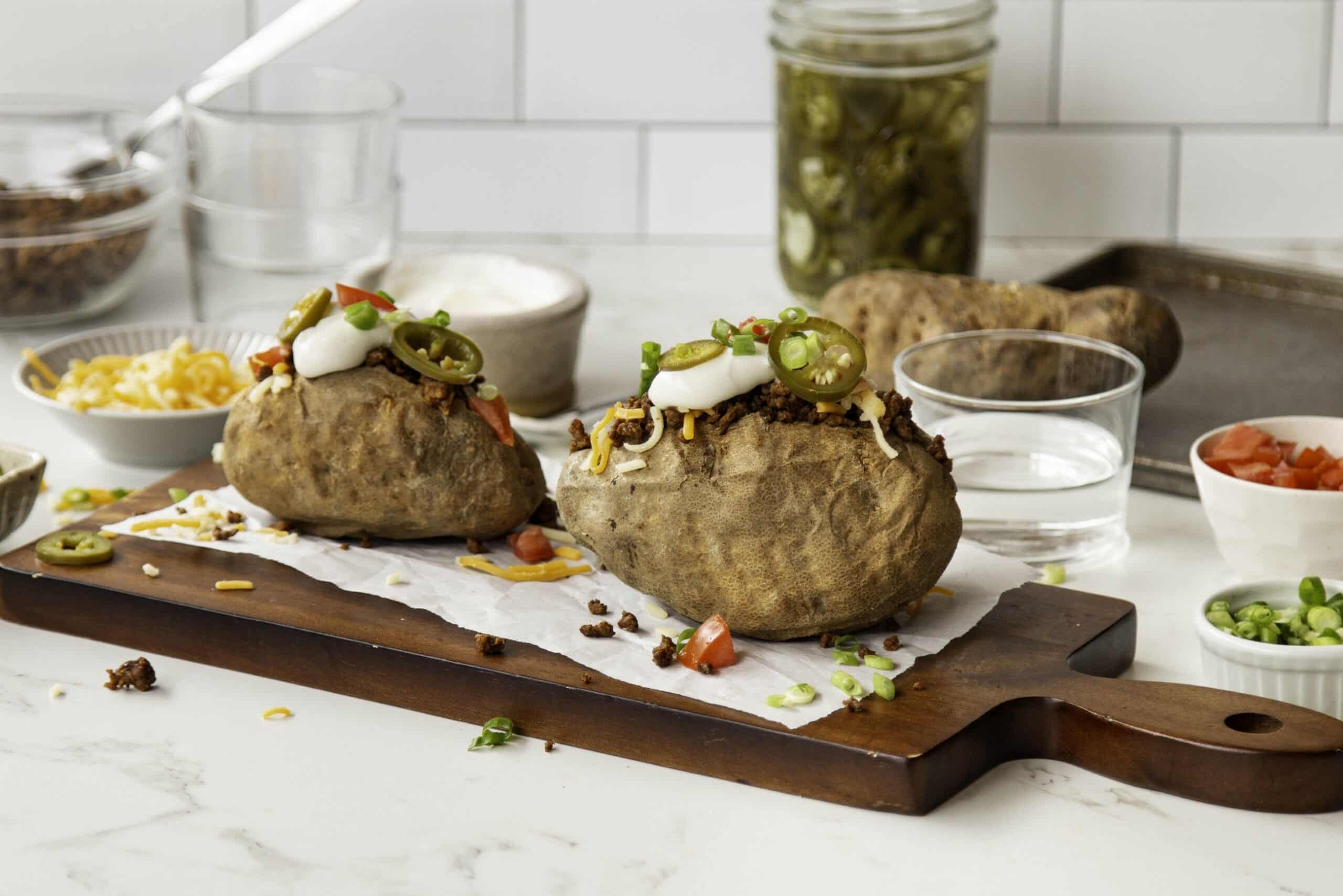 Taco-Loaded Baked Potato - Tacoma Boys